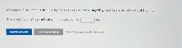 Solved You need to make an aqueous solution of 0.238M | Chegg.com