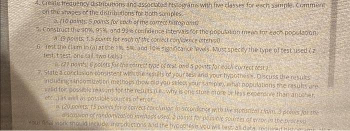 Solved 4. Geate frequency distributions and assoclated | Chegg.com