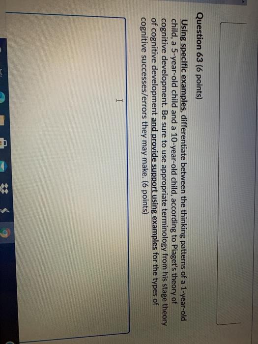 Solved Question 63 (6 points) Using specific examples, | Chegg.com