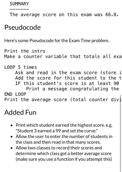Solved Instructions Create a program that accepts input from | Chegg.com