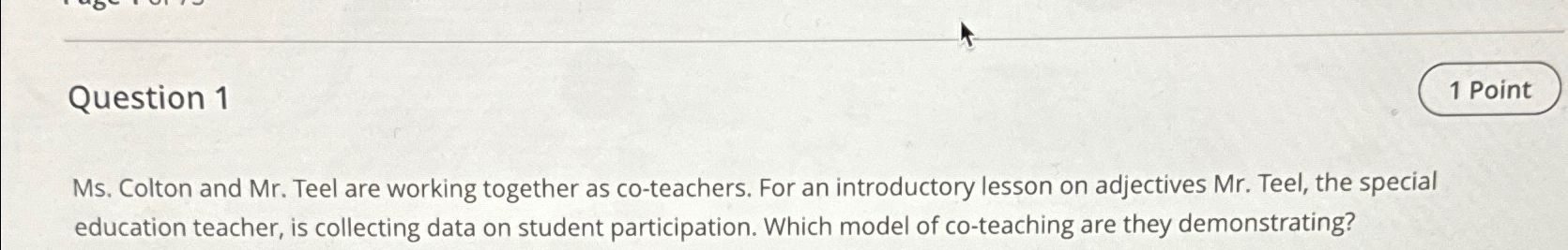 Solved Question 1Ms. ﻿Colton and Mr. ﻿Teel are working | Chegg.com