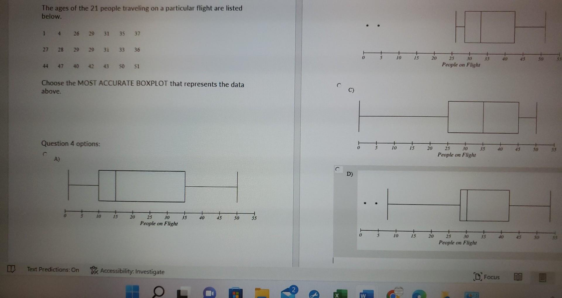 Solved The ages of the 21 people traveling on a particular | Chegg.com