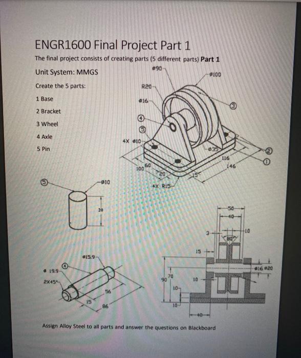 Solved step by step process to create parts. also determine | Chegg.com