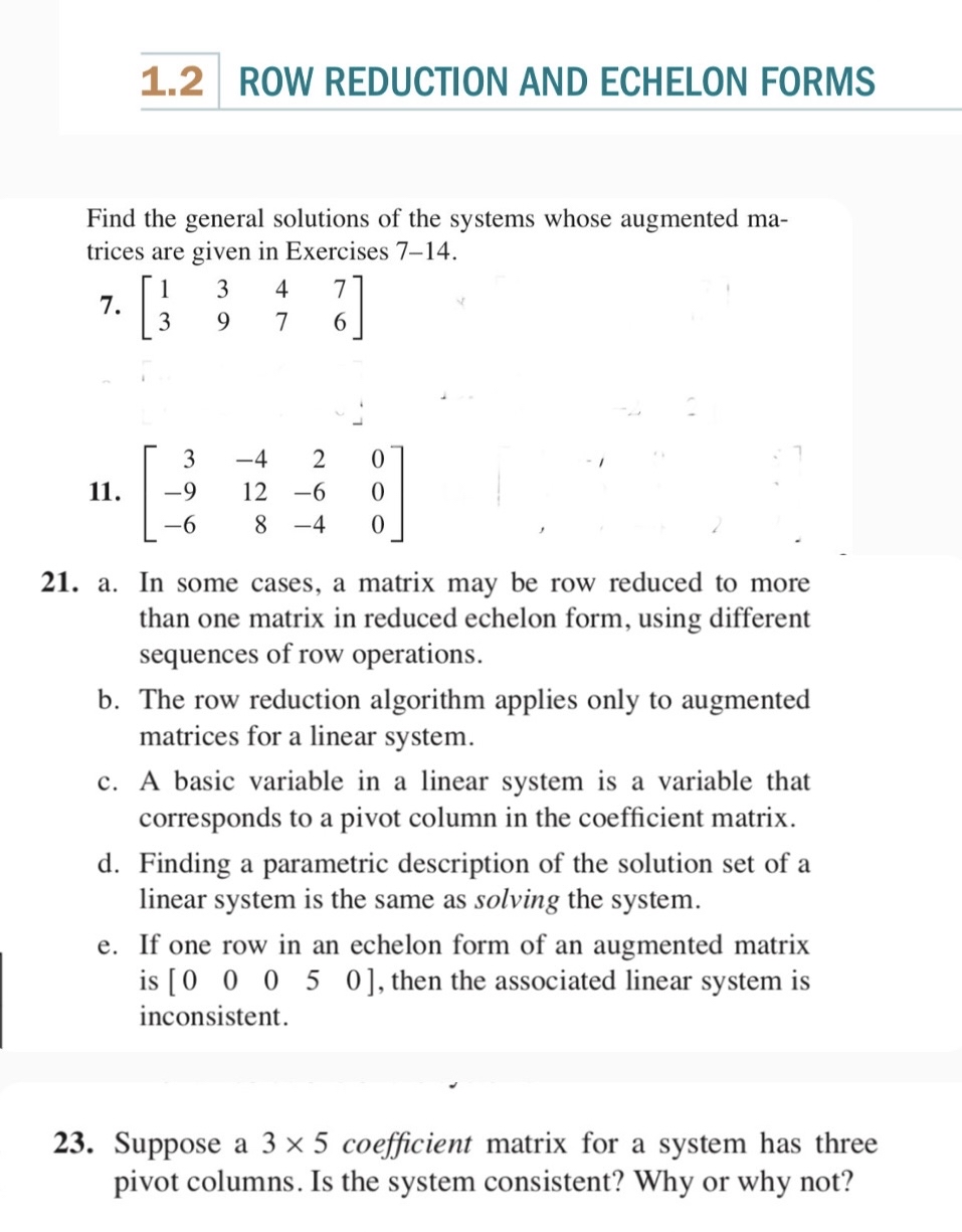 Solved Suppose a 3×5 ﻿coefficient matrix for a system has | Chegg.com