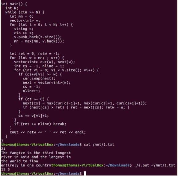 Solved In typesetting, a “river” is a string of spaces | Chegg.com
