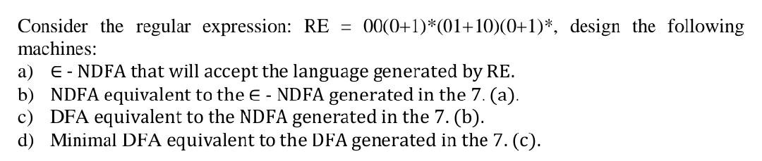 Solved Consider the regular expression: | Chegg.com
