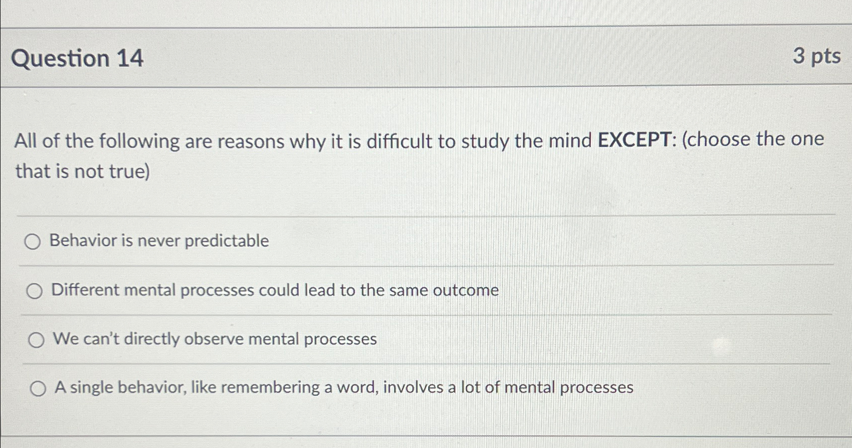 Solved Question 143 ﻿ptsAll of the following are reasons why | Chegg.com