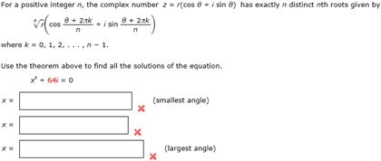 Solved For a positive integer n, the complex number z = | Chegg.com
