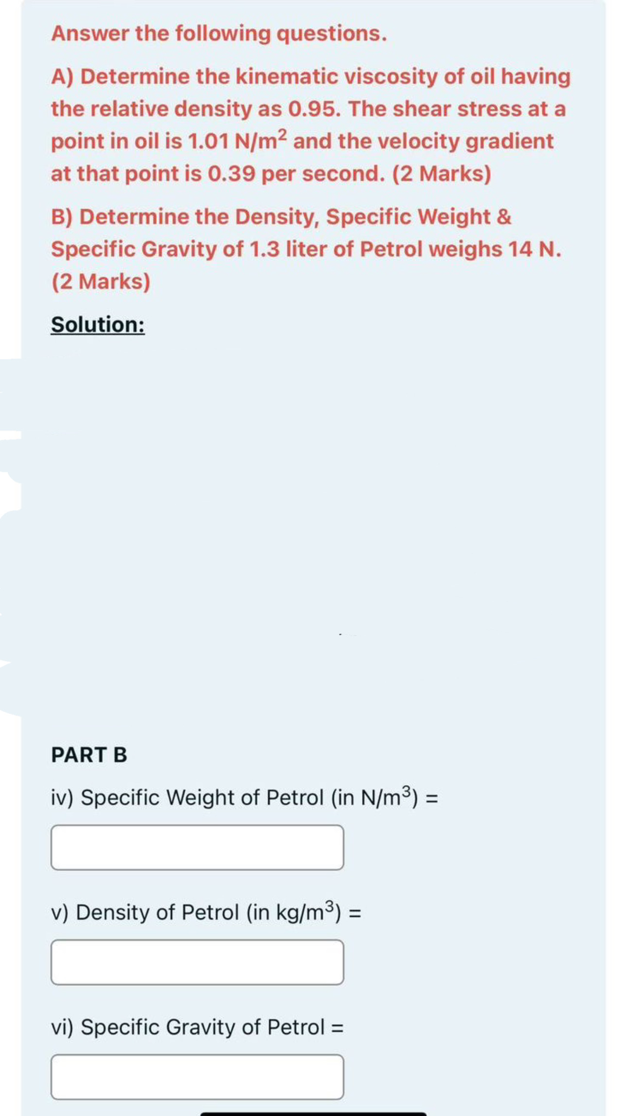 Solved Answer the following questions.A) ﻿Determine the | Chegg.com