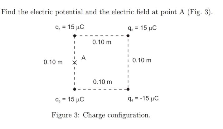 Solved • ﻿Find the electric potential and the electric field | Chegg.com