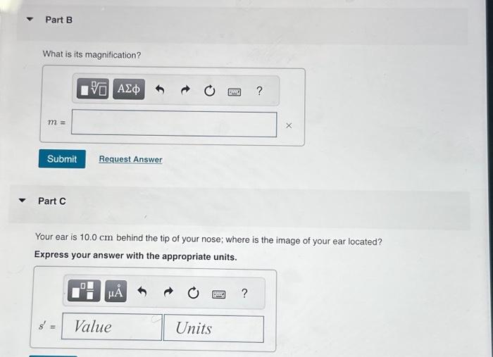 Solved Examining your image in a convex mirror whose radius | Chegg.com