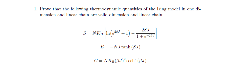 Solved Prove that the following thermodynamic quantities of | Chegg.com