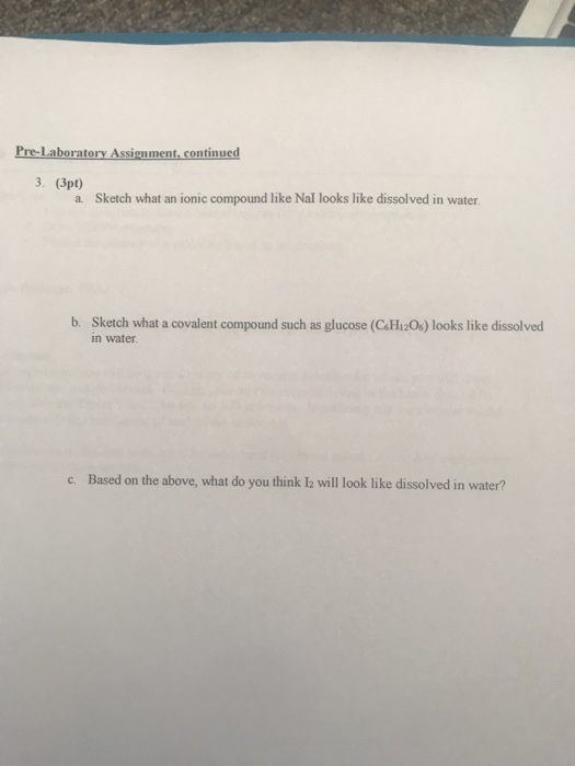 Solved Pre-Laboratory Assignment, continued 3. (Зр() a. | Chegg.com