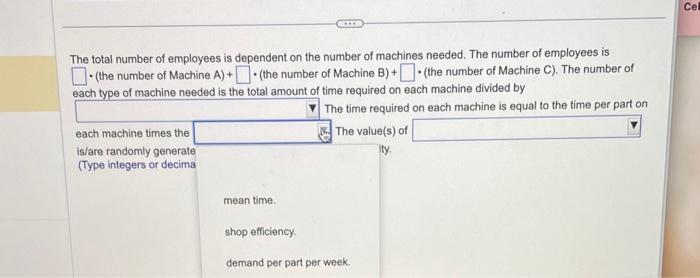 Sturgill Manufacturing Inc. needs to predict the | Chegg.com