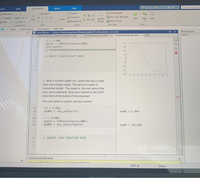 Solved Se Stop RUN UVE EDITOR INSERT VIEW A Normal > Task | Chegg.com