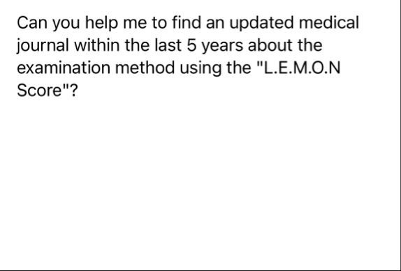 Solved Can you help me to find an updated medical journal | Chegg.com
