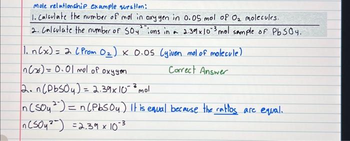 Solved Question 2 asks to calculate the number of SO4^2- | Chegg.com