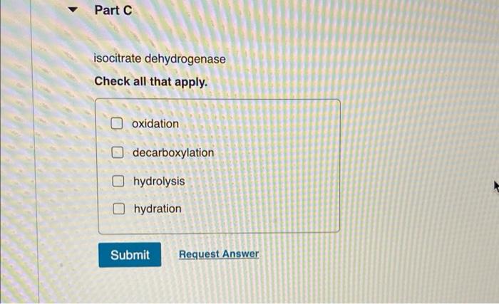 Solved Part A Complete the names of the missing compounds in | Chegg.com