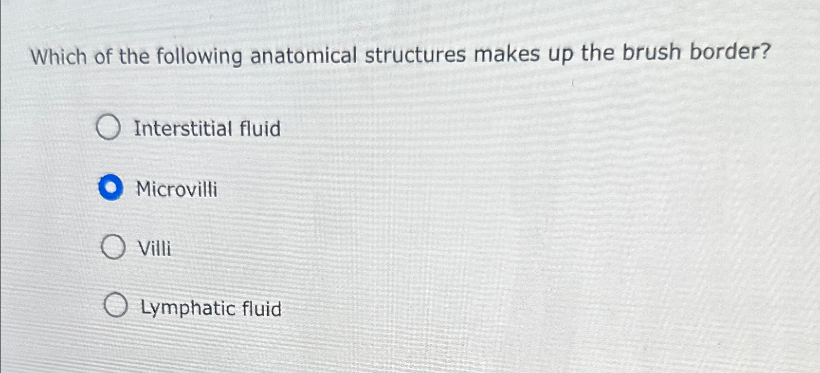 Solved Which of the following anatomical structures makes up | Chegg.com