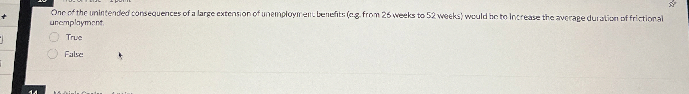 Solved One of the unintended consequences of a large | Chegg.com