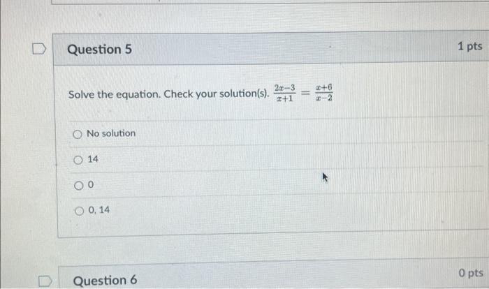 Solved Solve the equation. Check your solution(s). | Chegg.com