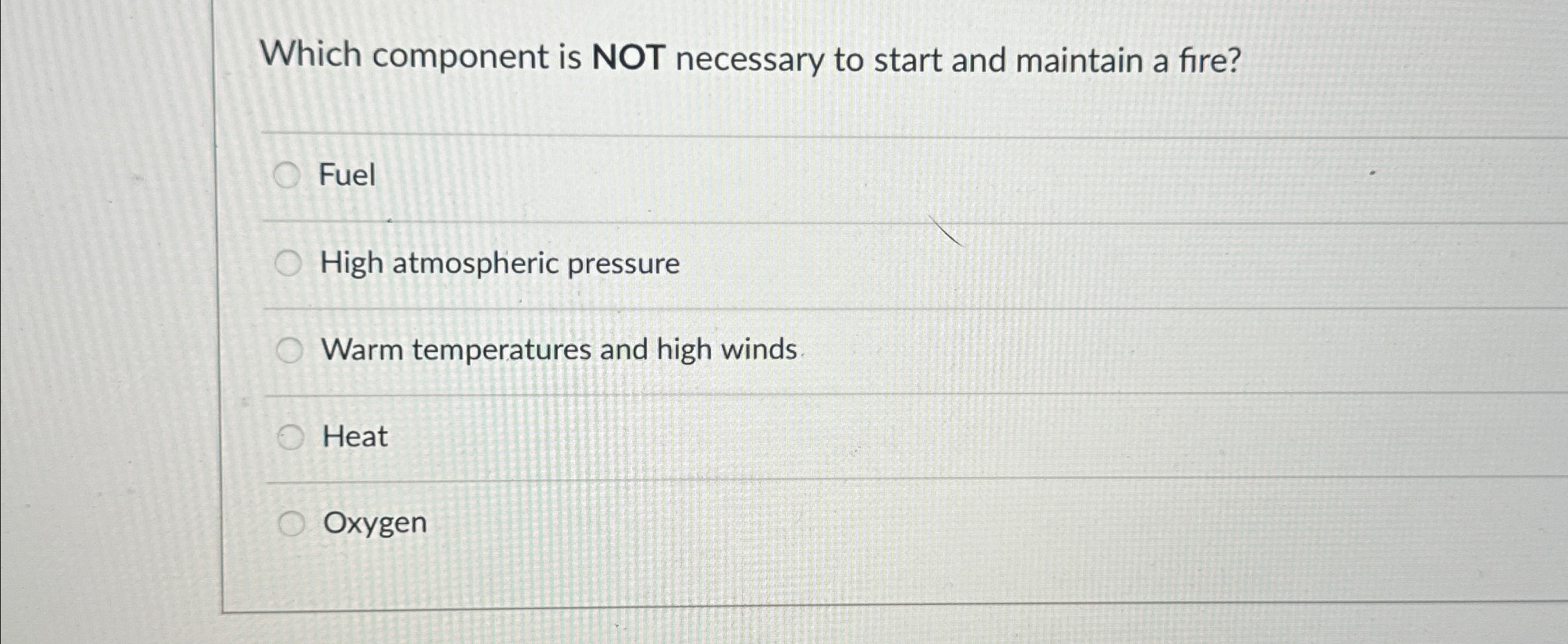 Solved Which component is NOT necessary to start and | Chegg.com