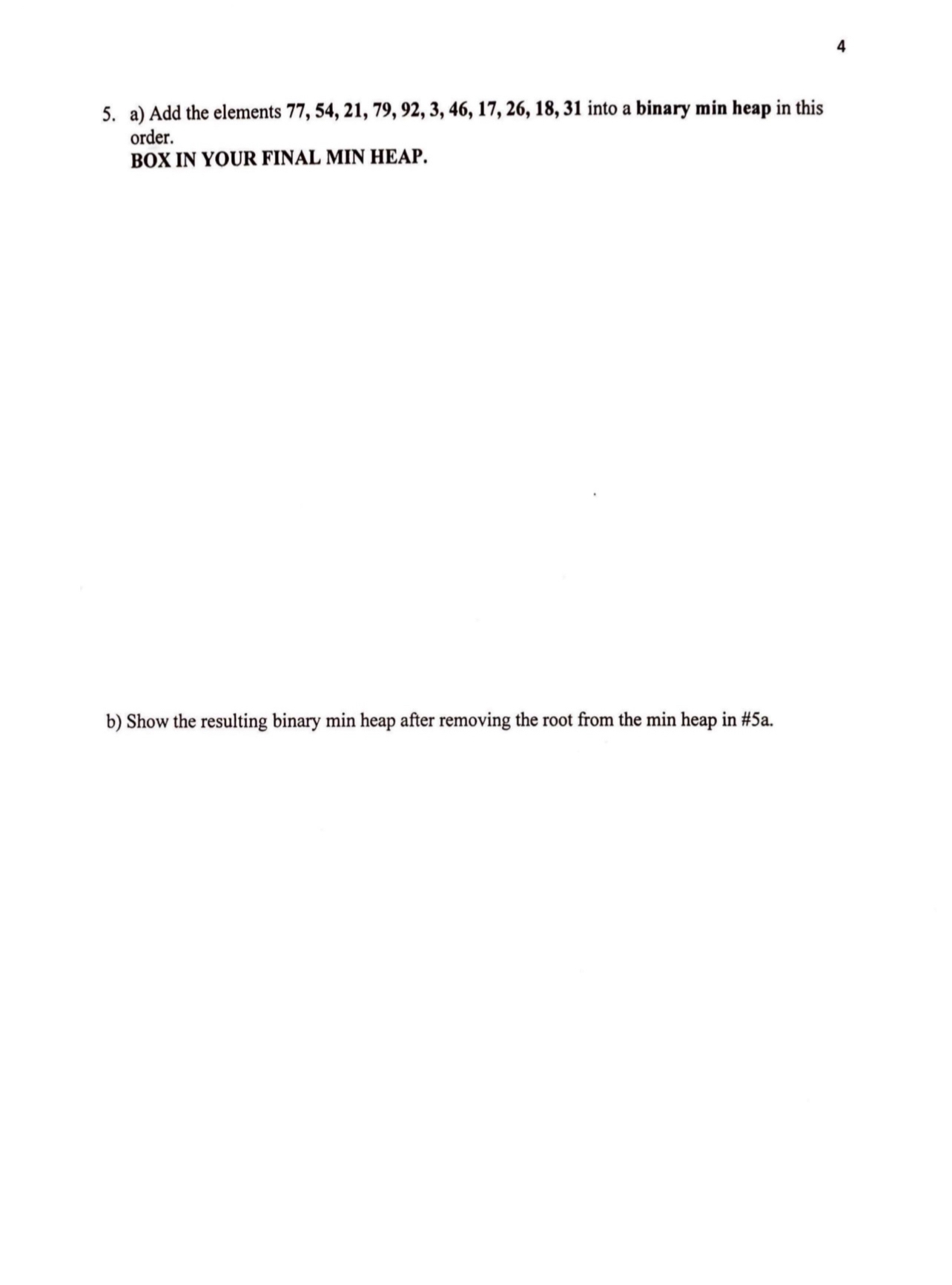 Please solve both parts! | Chegg.com