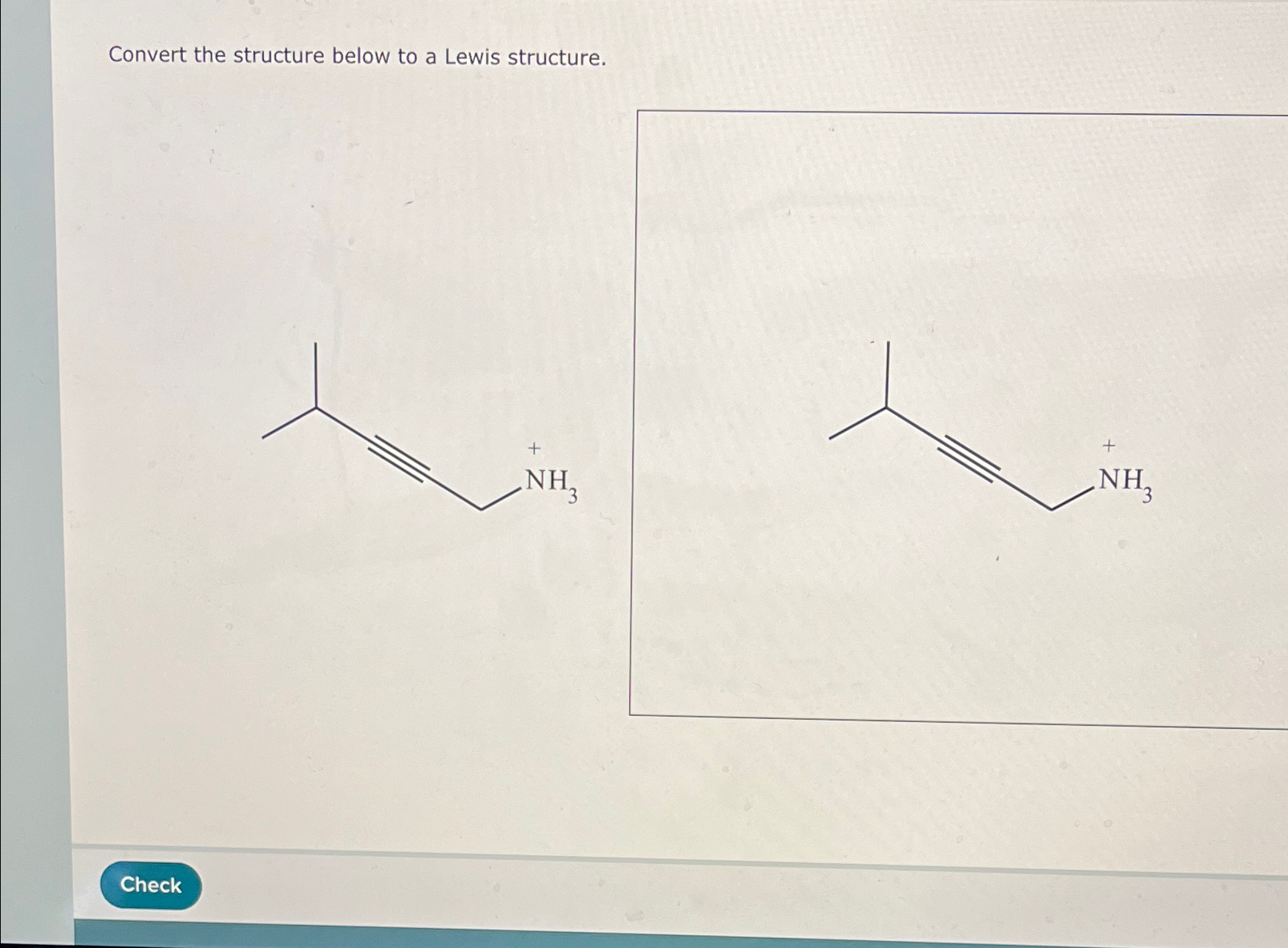 Solved Convert the structure below to a Lewis structure. | Chegg.com