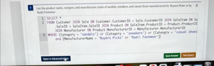 Solved Uut the product name, category, and manufacturet name | Chegg.com