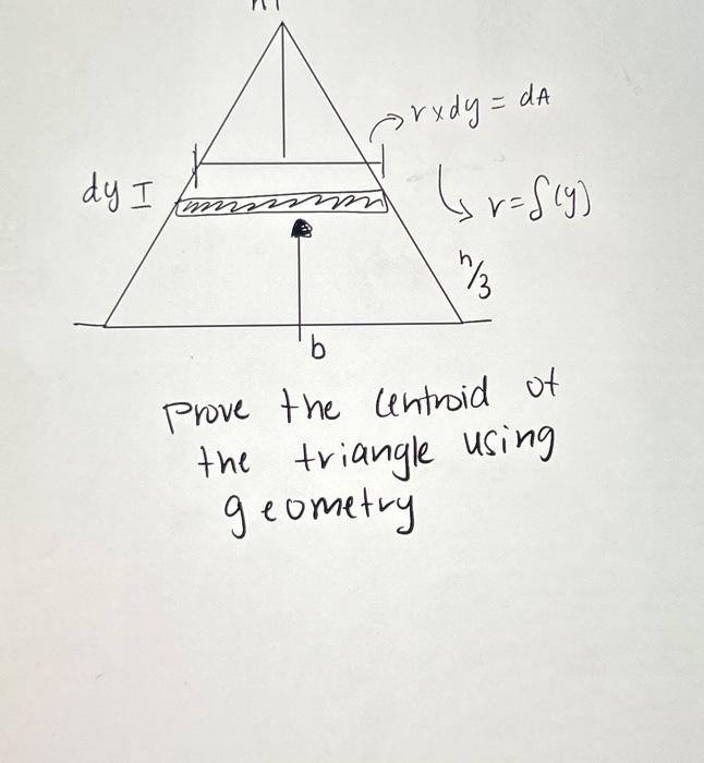 Solved prove the centroid of the triangle using | Chegg.com