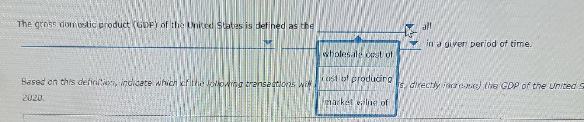 Solved 2. Activities included (and not included) in the | Chegg.com
