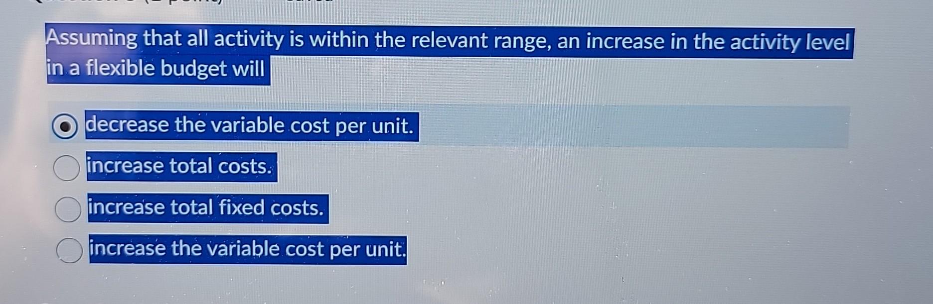 Solved Assuming that all activity is within the relevant | Chegg.com