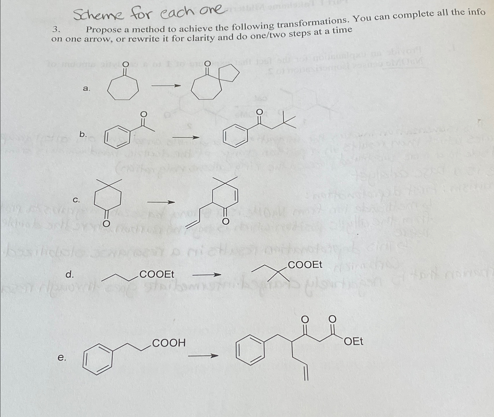 Solved Provide a Scheme for each question 3. ﻿Propose a | Chegg.com