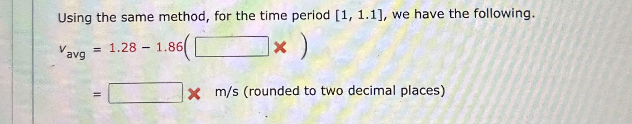 Solved Using the same method, for the time period [1, 1.1], | Chegg.com