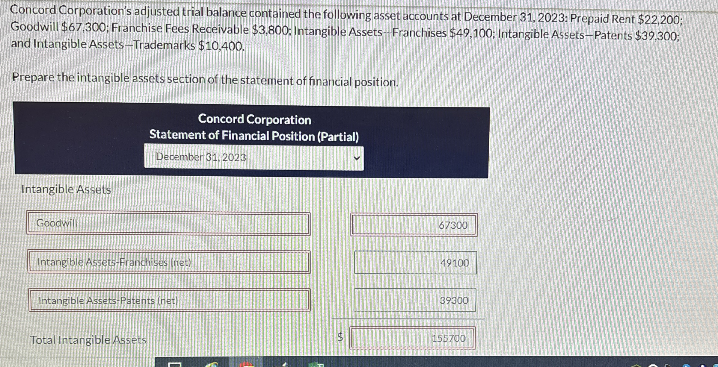 Solved Concord Corporation's adjusted trial balance | Chegg.com