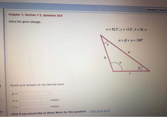 Solved MESSAGE MY INSTRUC Chapter 7, Section 7.1, Question | Chegg.com Solved MESSAGE MY INSTRUC Chapter 7, Section 7.1, Question | Chegg.com