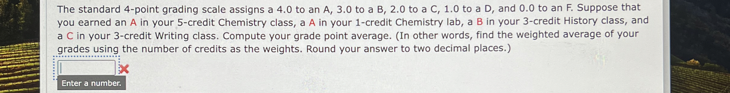 Solved The standard 4-point grading scale assigns a 4.0 ﻿to | Chegg.com