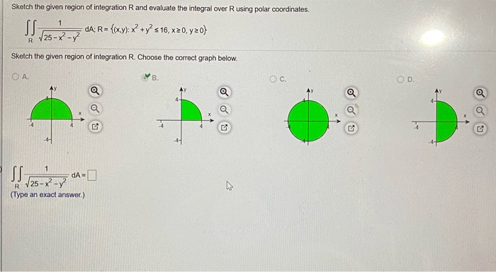 Solved Use a double integral to find the area of the region | Chegg.com
