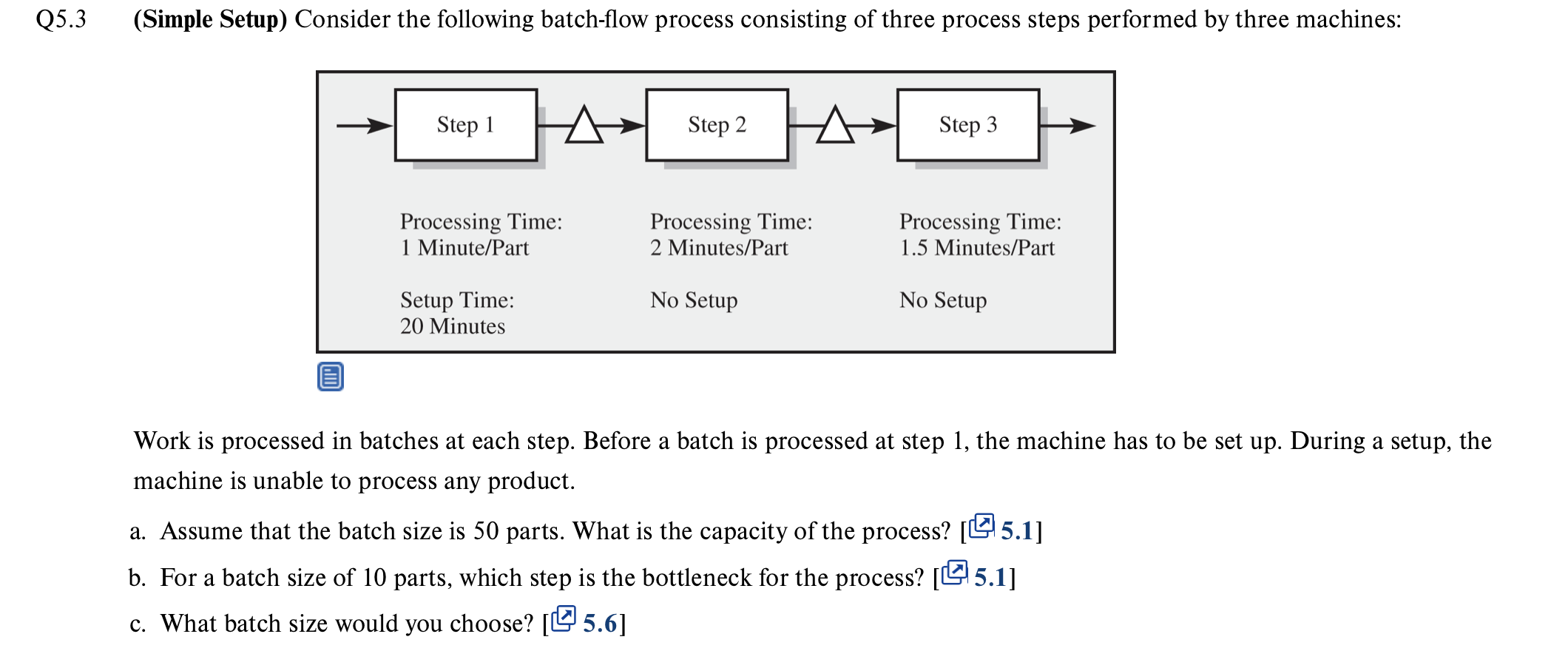 Solved Q5.3 (Simple Setup) ﻿Consider the following | Chegg.com