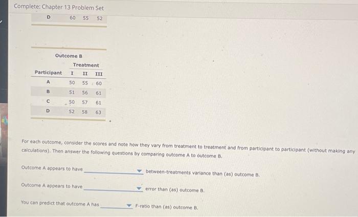 3. Using logic to compare samples with different | Chegg.com