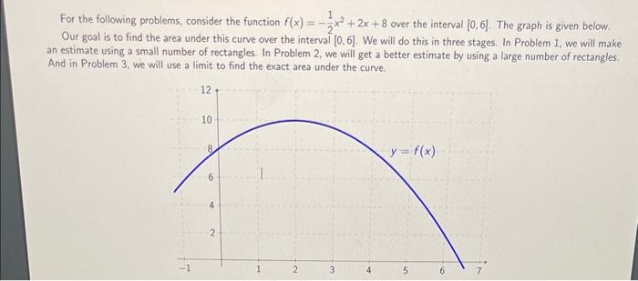 Solved Our goal is to find the area under this curve over | Chegg.com