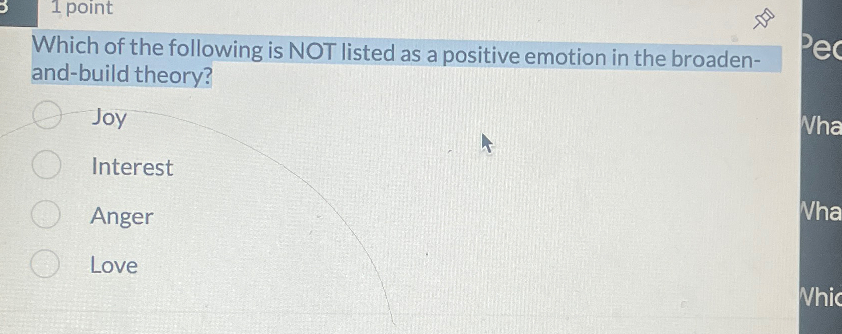 Solved 1 ﻿pointWhich of the following is NOT listed as a | Chegg.com