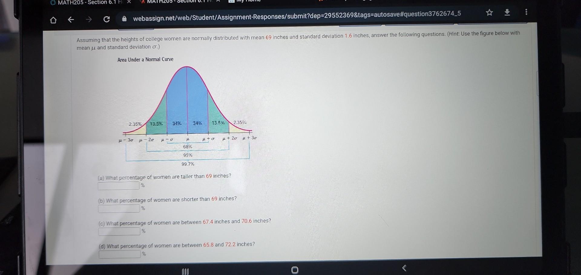 [Solved]: mean ( mu ) and standard deviation