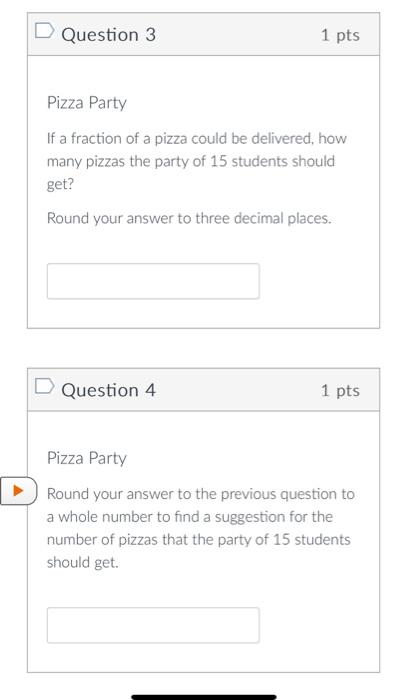 Solved Pizza Party A group of 24 students celebrates the end | Chegg.com