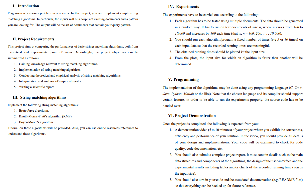 Solved VII. ReportA report including the following points | Chegg.com