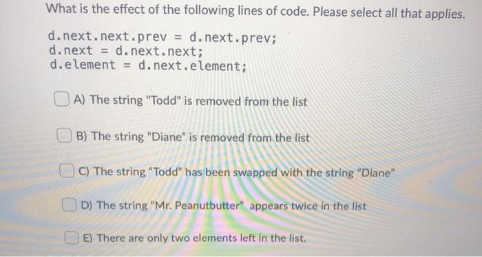 Solved Consider a doubly linked list with nodes defined as | Chegg.com
