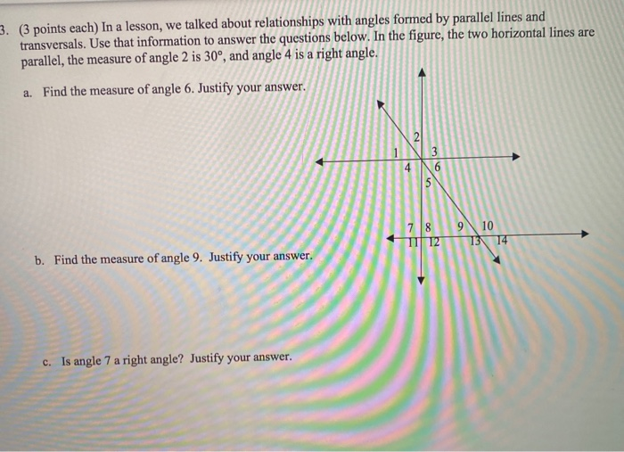 Solved 3. (3 points each) In a lesson, we talked about | Chegg.com