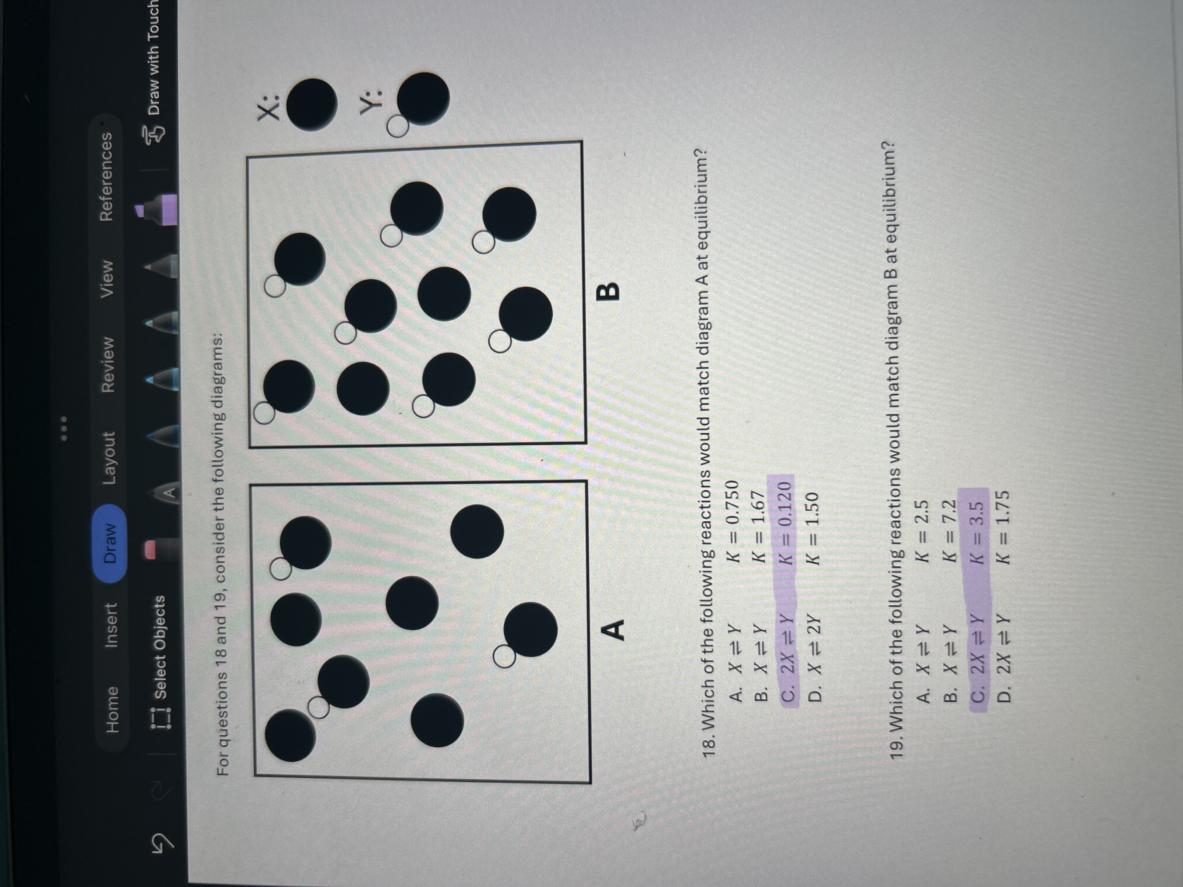 Solved For questions 18 ﻿and 19, ﻿consider the following | Chegg.com