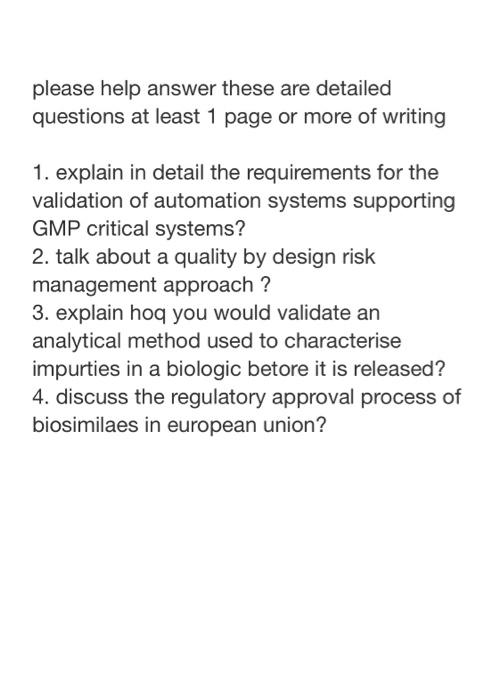 there are four questions please answer each in order | Chegg.com