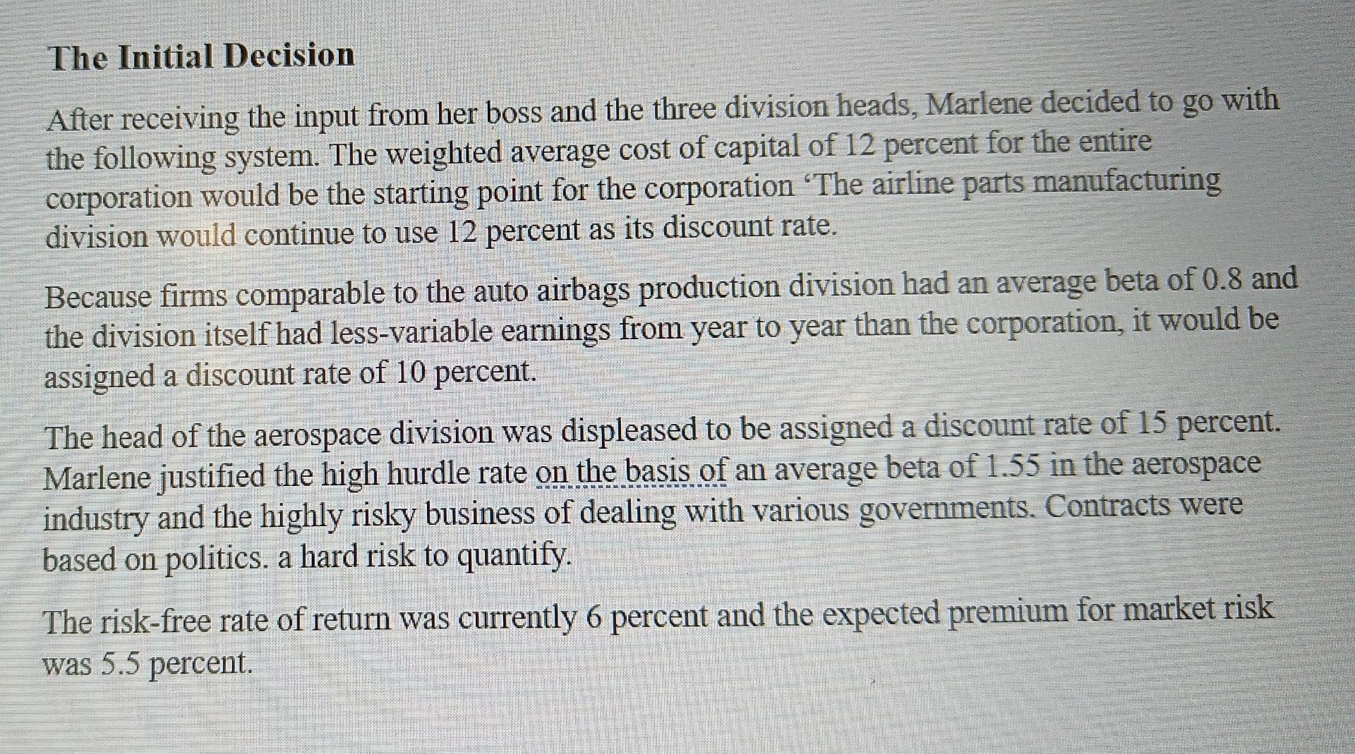Galaxy Systems Inc. As the three division managers of | Chegg.com